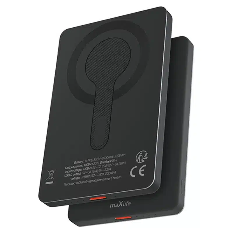 POWER BANK + INDUCTION 5000MAH FAST CHARGE 15W - Jaclem